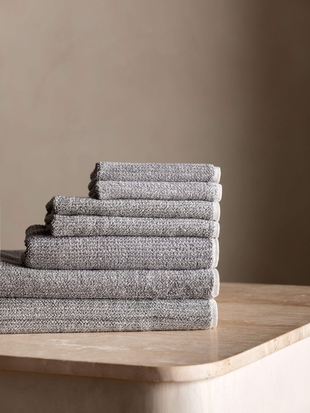 Tweed Grey Towels - Luxury Bath Towels from L&M Home