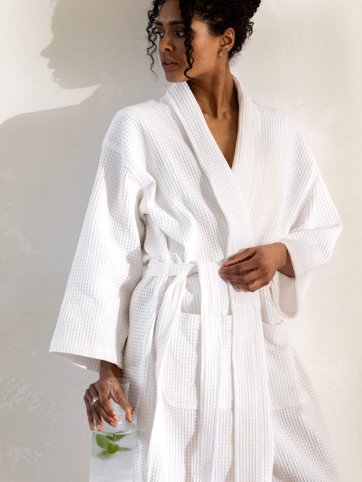 Spa Waffle Bathrobe - L&M Home
